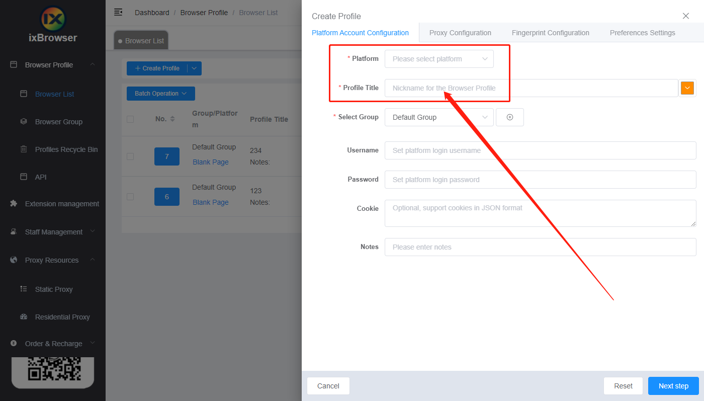 ixBrowser - Forever free anti-detect browser