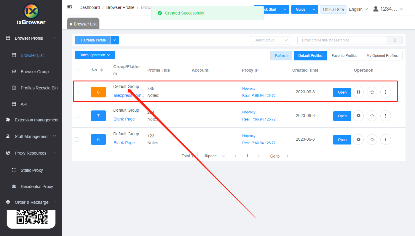 ixBrowser - Forever free anti-detect browser